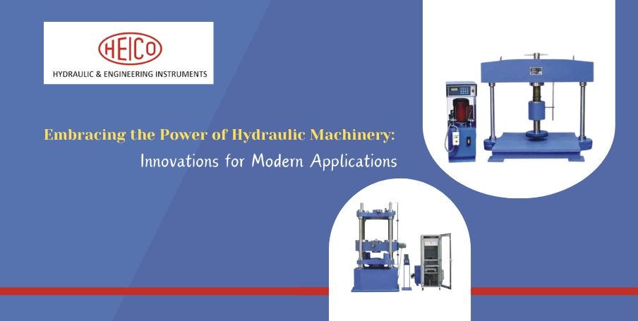 Embracing the Power of Hydraulic Machinery: Innovations for Modern ...