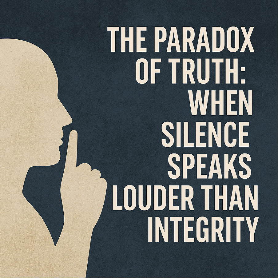 🔍 The Paradox of Truth: When Silence Speaks Louder Than Integrity | by ...