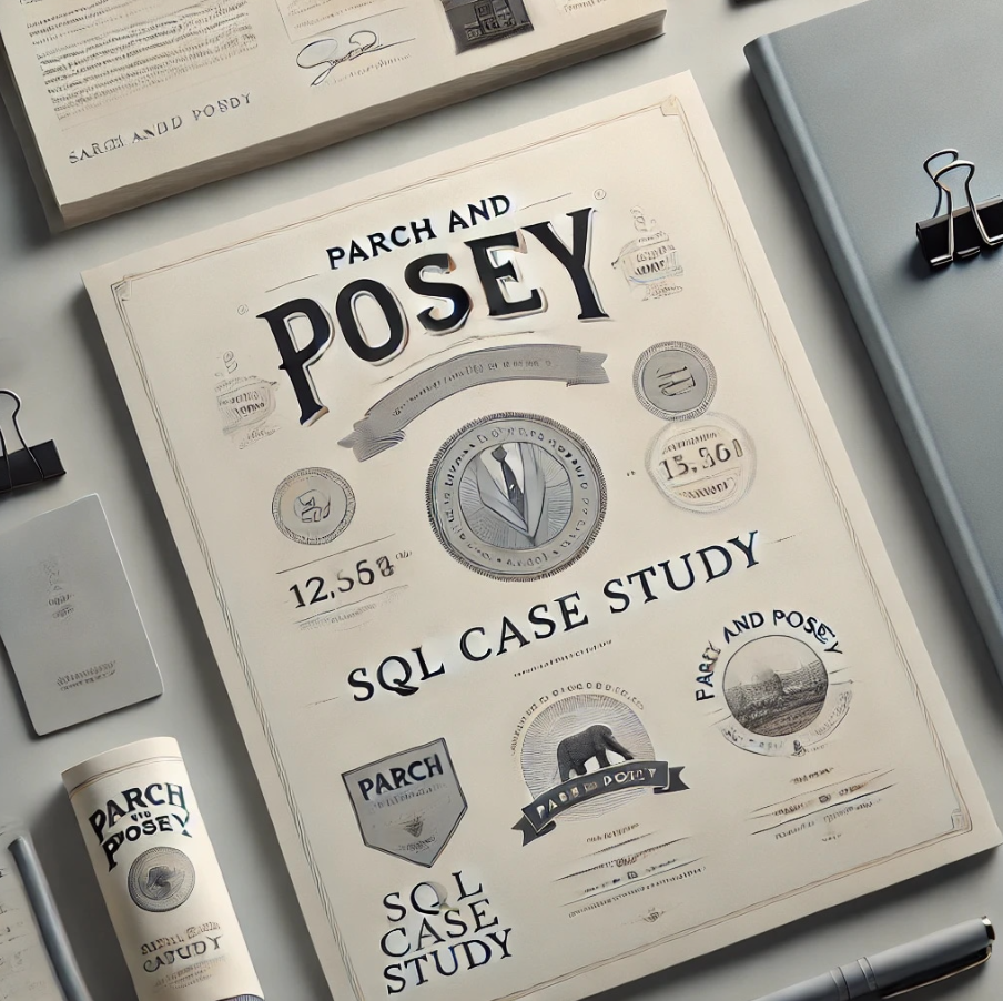 SQL Case Study : Parch and Posey. This case study contains data about… | by Keshav | Nov, 2024 ...
