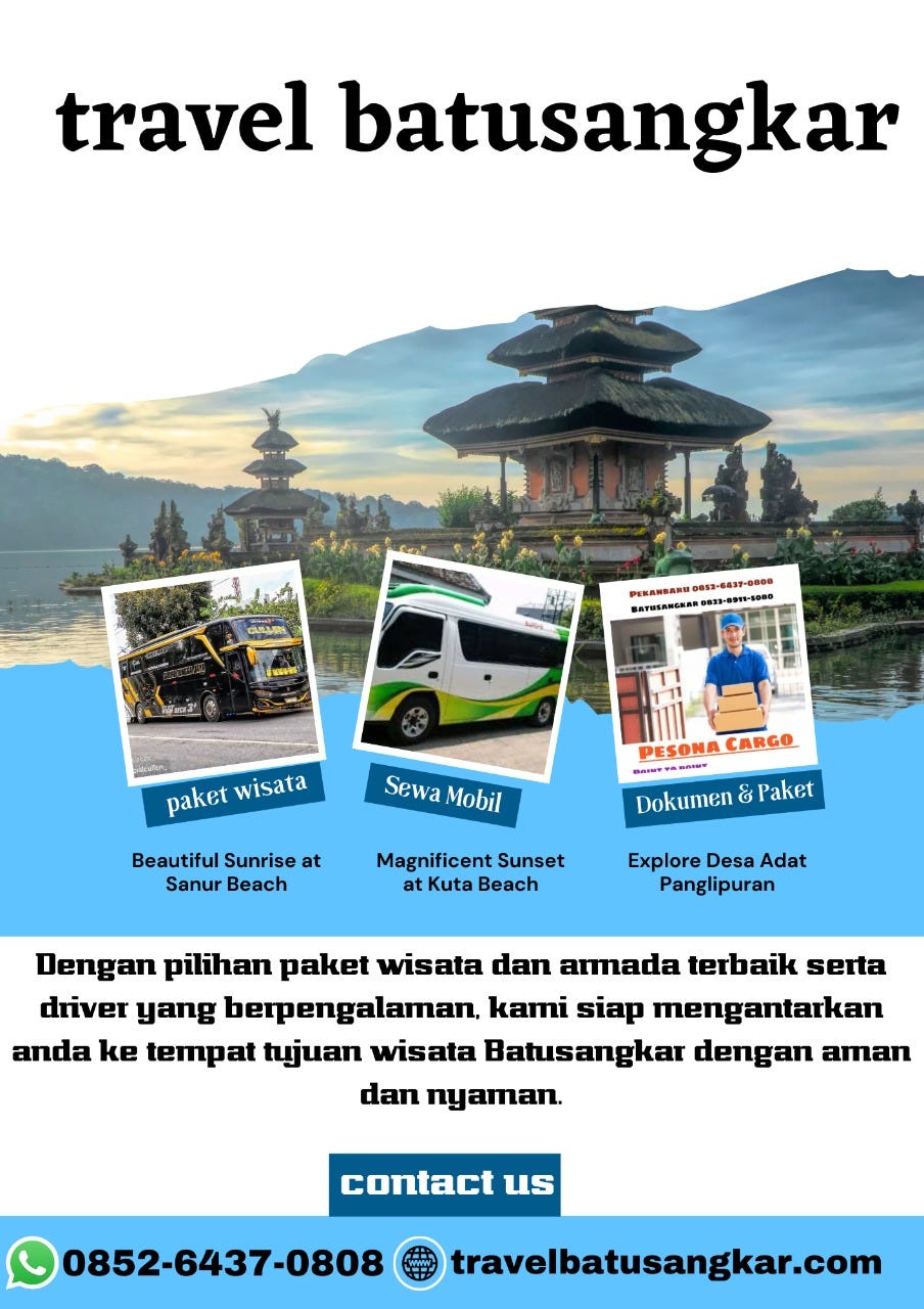 WA 082389115080 — Paket Wisata Di Pulau Buluh Bulang Batam | by ...