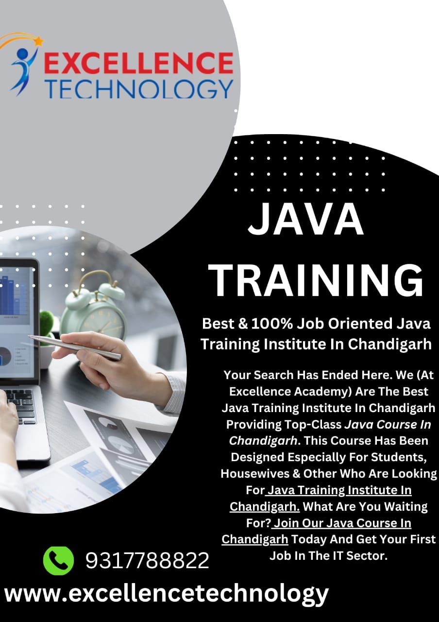 Java Course In Chandigarh - excellencetechnology1308 - Medium