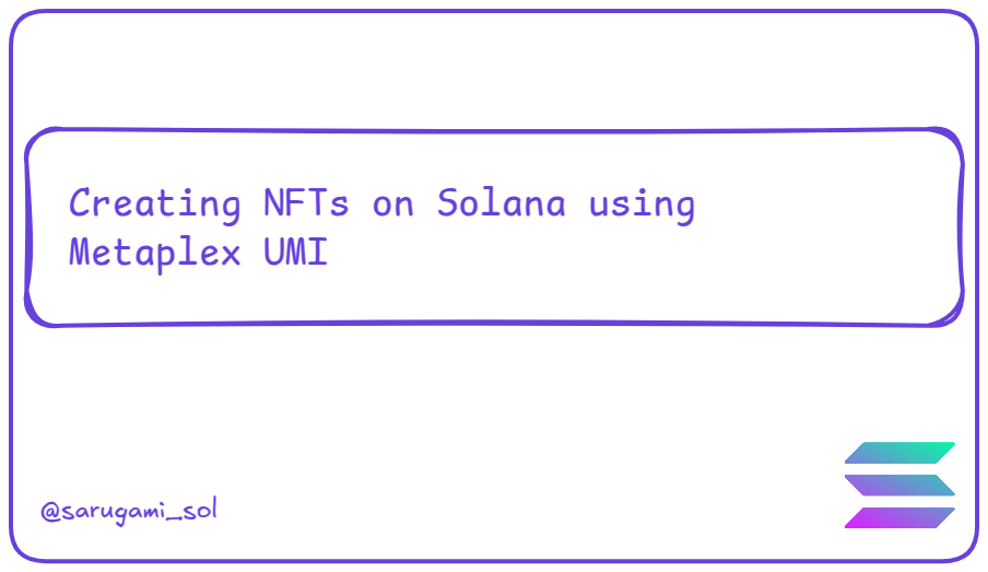 Creating NFTs on Solana using Metaplex UMI | by dvrvsimi | Medium