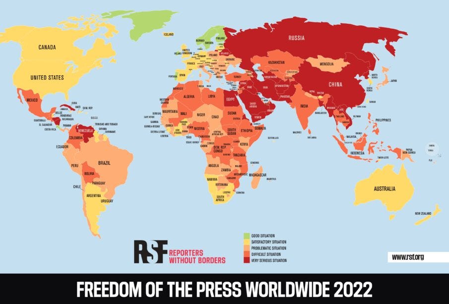 La debilidad del ‘cuarto poder’. El informe de Reporteros sin Fronteras ...