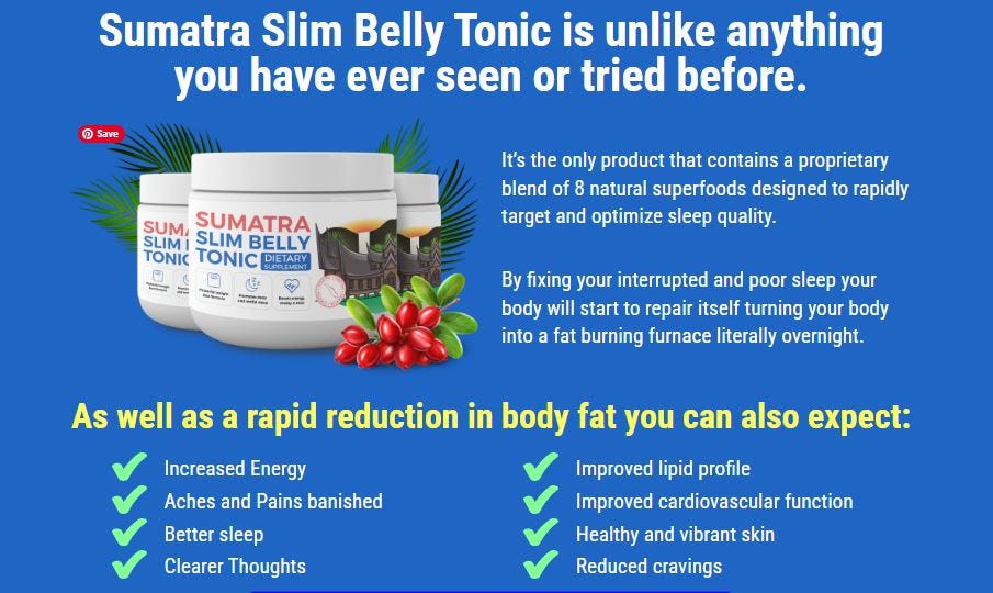 Want to Trim Your Waist? Try Sumatra Slim Belly Tonic! | by Asa | Apr ...