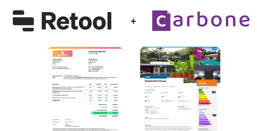 How to create a beautiful PDF in Retool using Carbone.io | by Guillaume | Medium