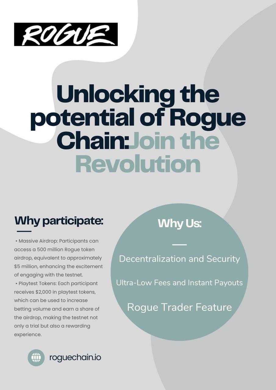 Unlocking the Potential of Rogue Chain: Join the Revolution! | by Lucy Gray | Jun, 2024 | Medium