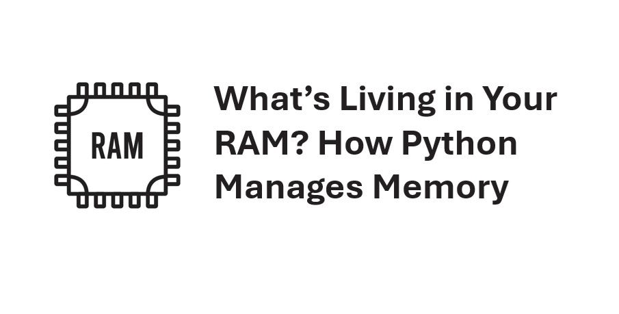 What’s Living in Your RAM? How Python Manages Memory | by Py-Core Python Programming | Apr, 2025 ...