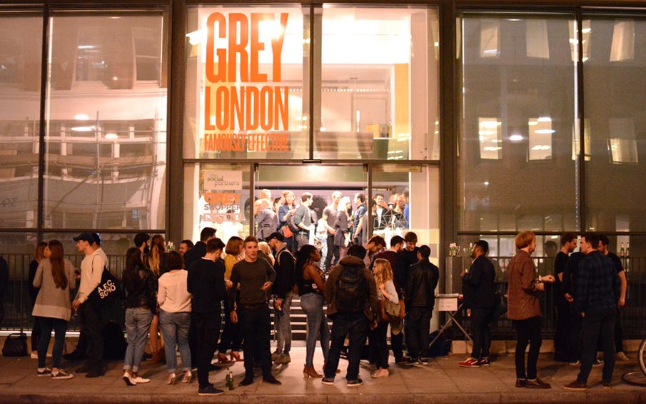 Getting a placement at Grey. You’ve been writing earth-shattering… | by ...