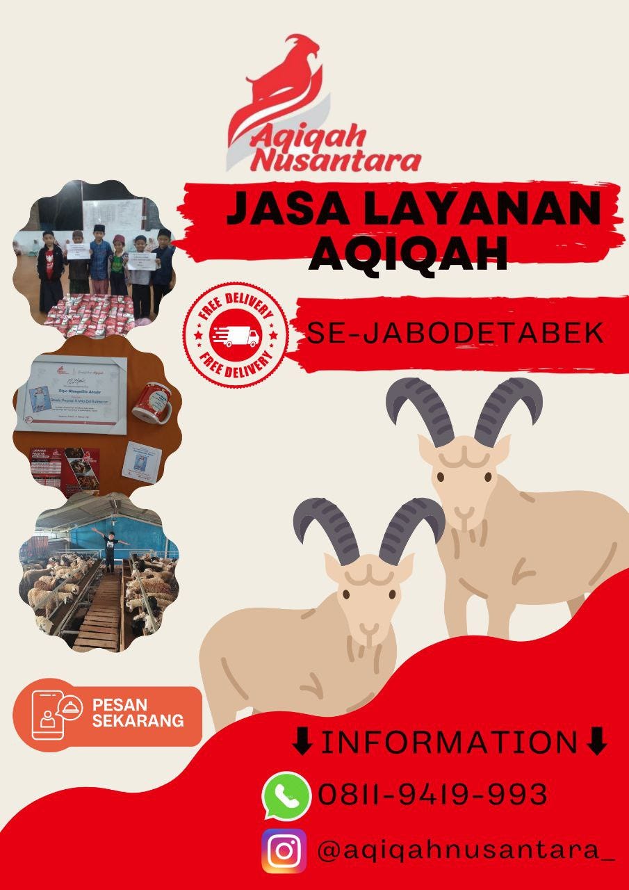 DIJAMIN FRESH, CALL 0811–9419–993, Jasa Aqiqah Nusantara Di Tangerang ...