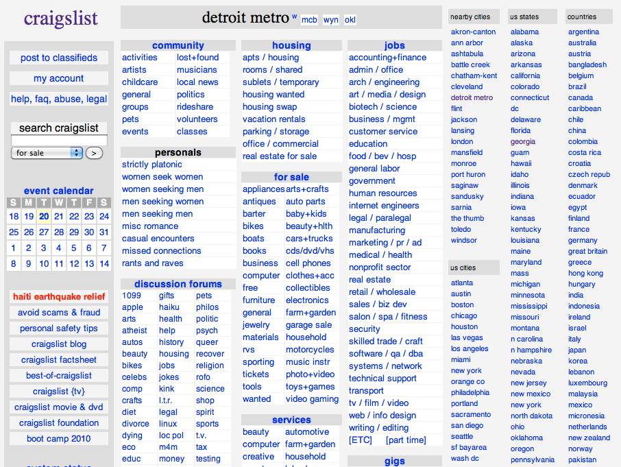 O sucesso do Craiglist | by Fabricio Teixeira | UX Collective 🇧🇷