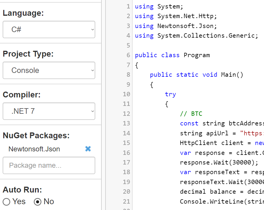 How to query blockchain data with C# | by Jens Walter | Block Magnates