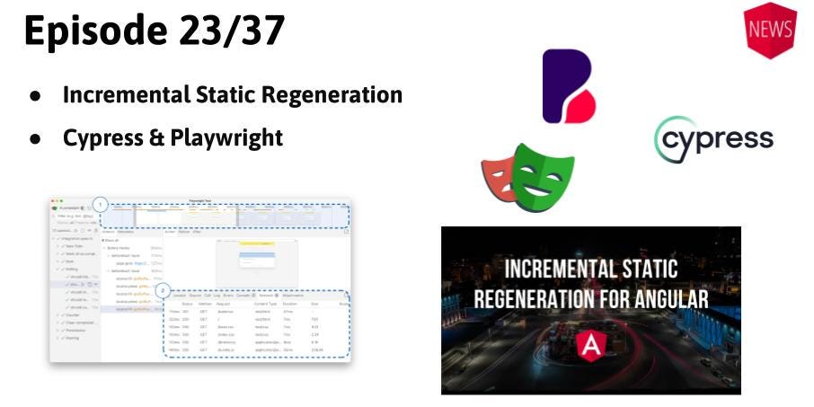 Episode 23/37: ISR in Angular, Cypress & Playwright | by ng-news | ng-news | Medium