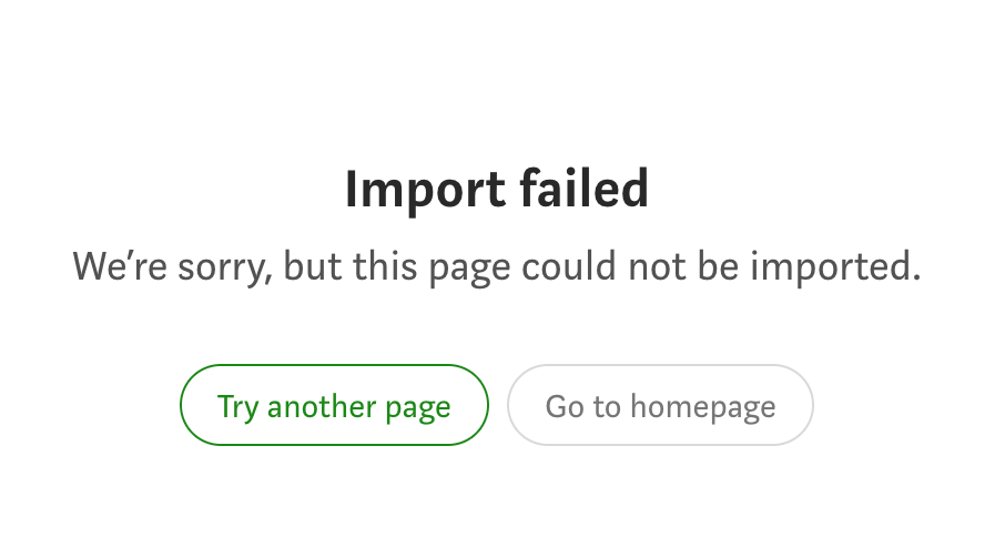 How I workaround “Import failed” error in Medium | by William Chong ...