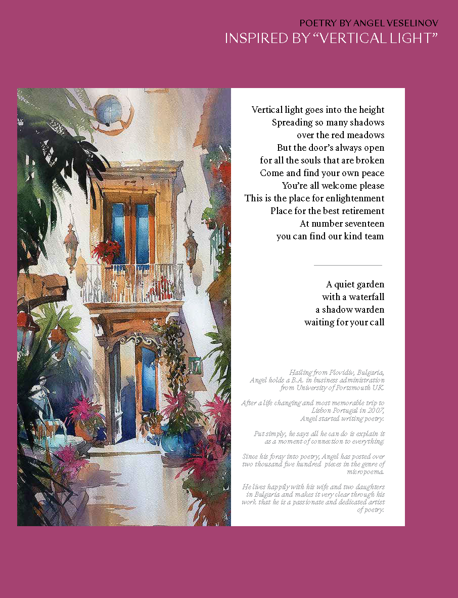 Vertical Light. 2 Poems By Angel Veselinov | by Goat | Scene & Heard ...