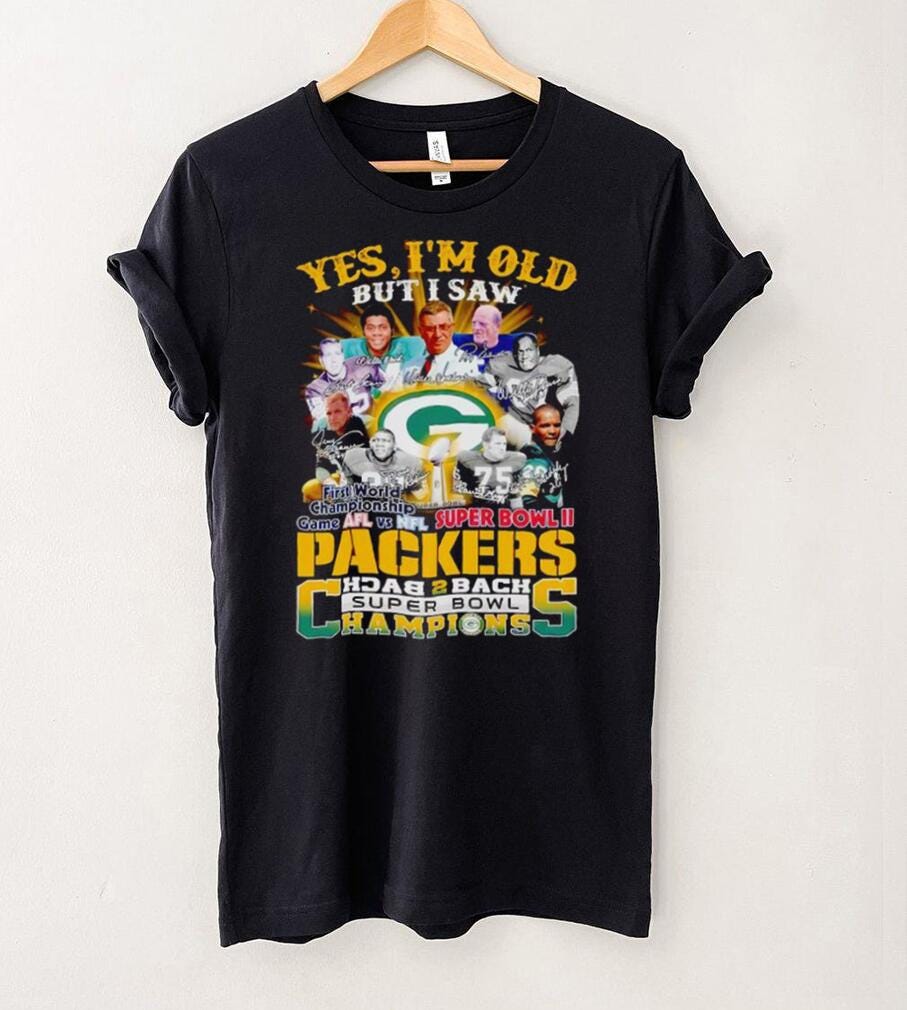 Yes I am old but I saw Green Bay Packers back 2 back Superbowl ...