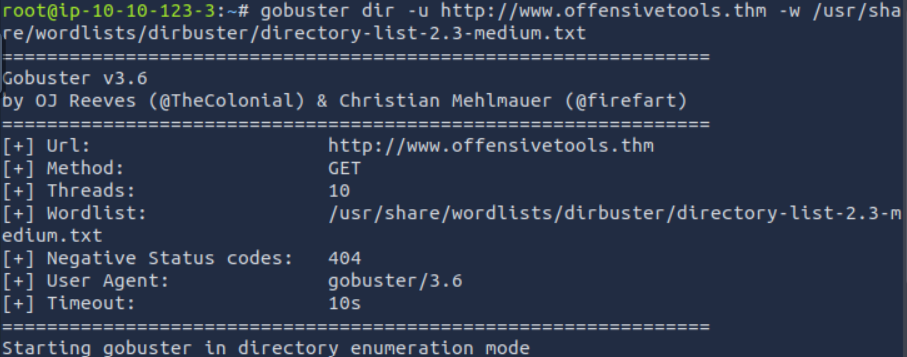 Gobuster: The Basics TryHackMe. Task 1:Introduction | by Karim Mohamed ...