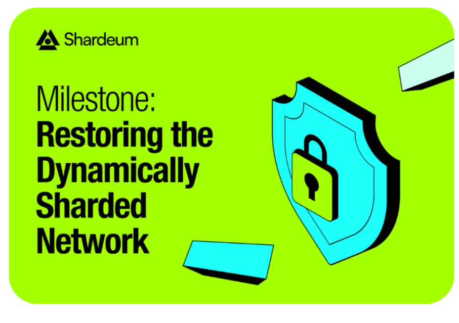 Shardeum Milestone: Restoring the Dynamically Sharded Network | by ...