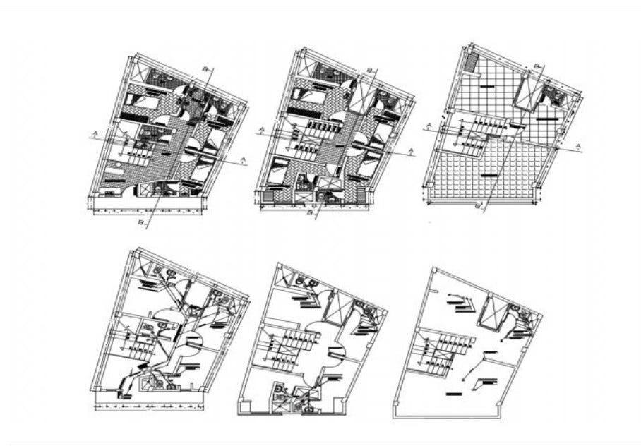 Autocad drawing of hotel. Autocad drawing of hotel it include… | by ...