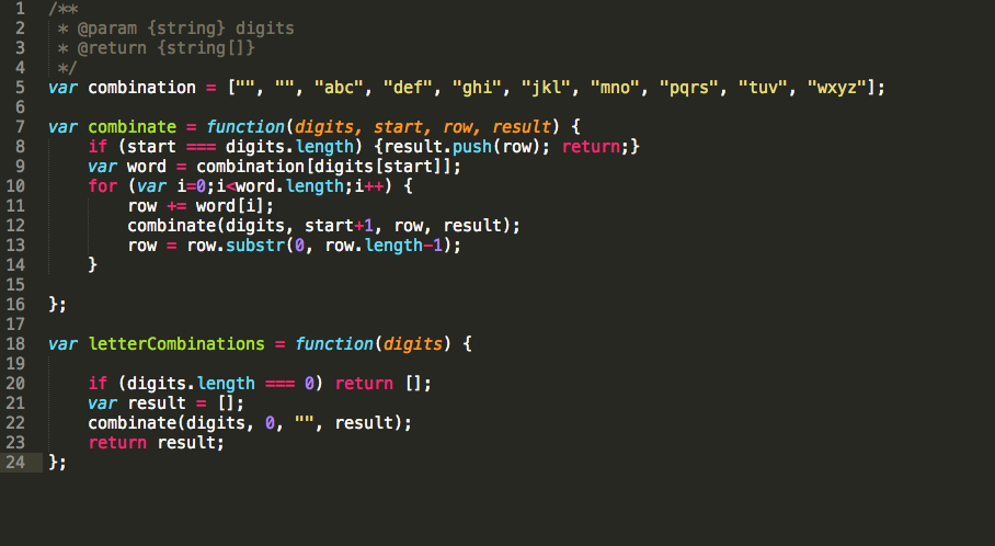 Leetcode Letter Combinations Given A Digit String Return All By