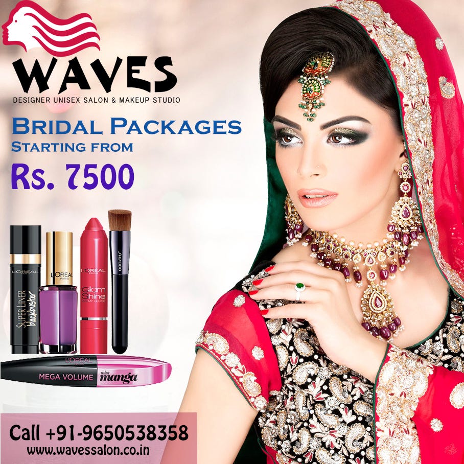 Best bridal makeup packages in Noida starting from Rs. 7500 that bring ...