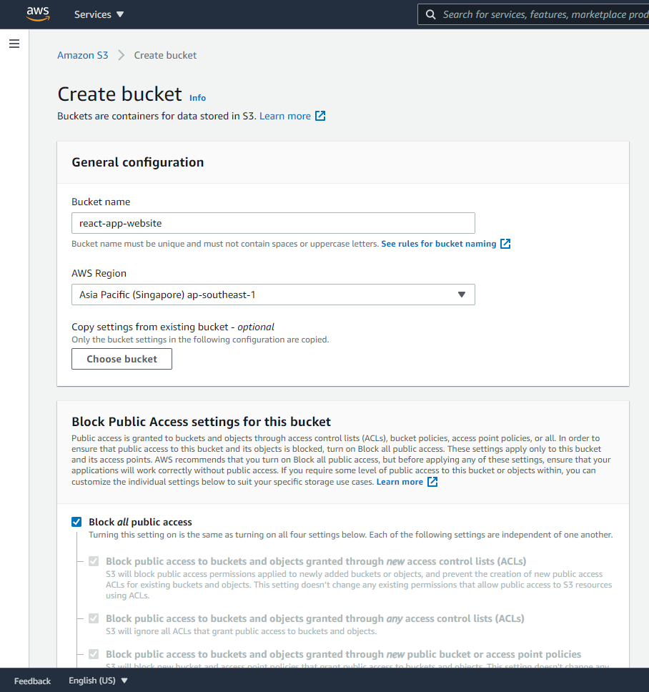 GitLab CI/CD auto-deployment React App to AWS S3 static website hosting ... GitLab CI/CD auto-deployment React App to AWS S3 static website hosting ...