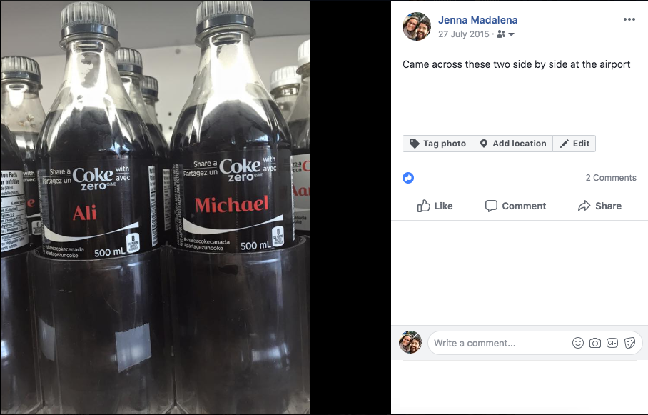 Coke Bottle Names Mike