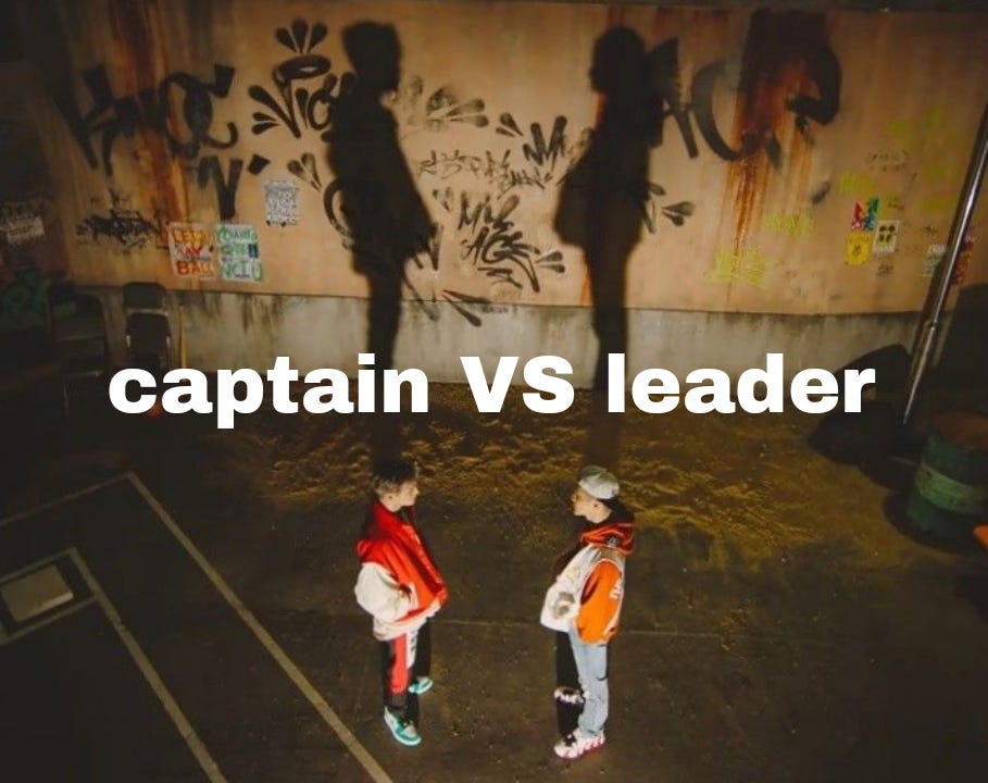 captain VS leader | by MatchalatteAU | Medium