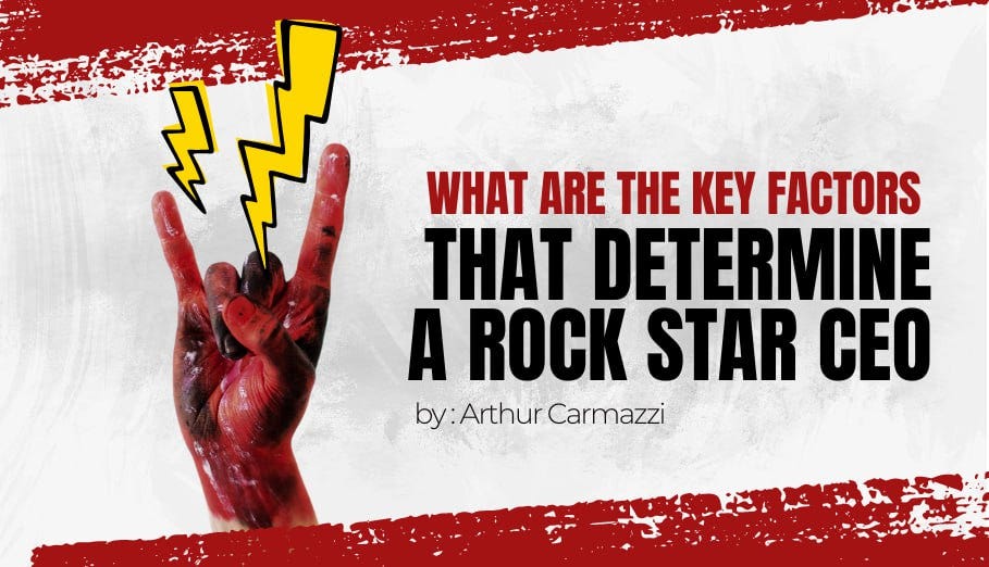 How to be a CEO Rockstar. The top four ranked CEO’s of 2002 are: | by ...