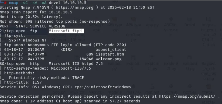 HTB DEVEL. About Devel | by Rajisimons | Feb, 2025 | Medium