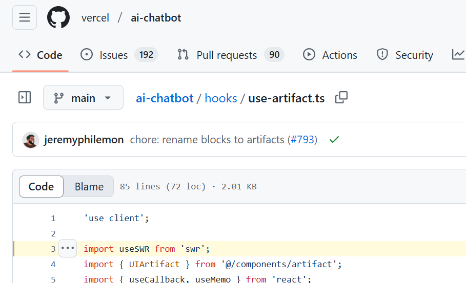 useSWR usage in vercel/ai-chatbot hooks. | by Ramu Narasinga | Medium