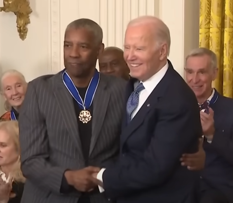 Denzel Washington, Actor, Received the Presidential Medal of Freedom ...