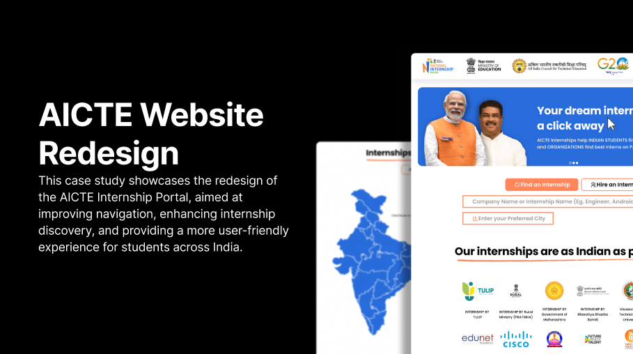 Redesigning the AICTE Internship Portal: A UI/UX Case Study | by ...