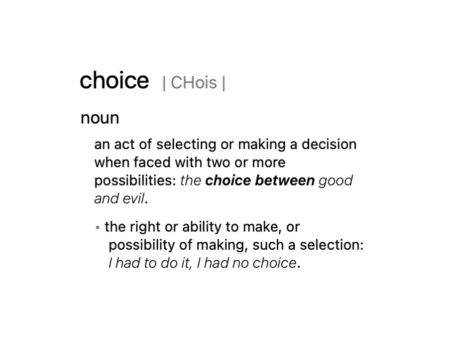 Free to Choose (But, What’s a Choice Anyway?) | by Kurtrand Russell ...