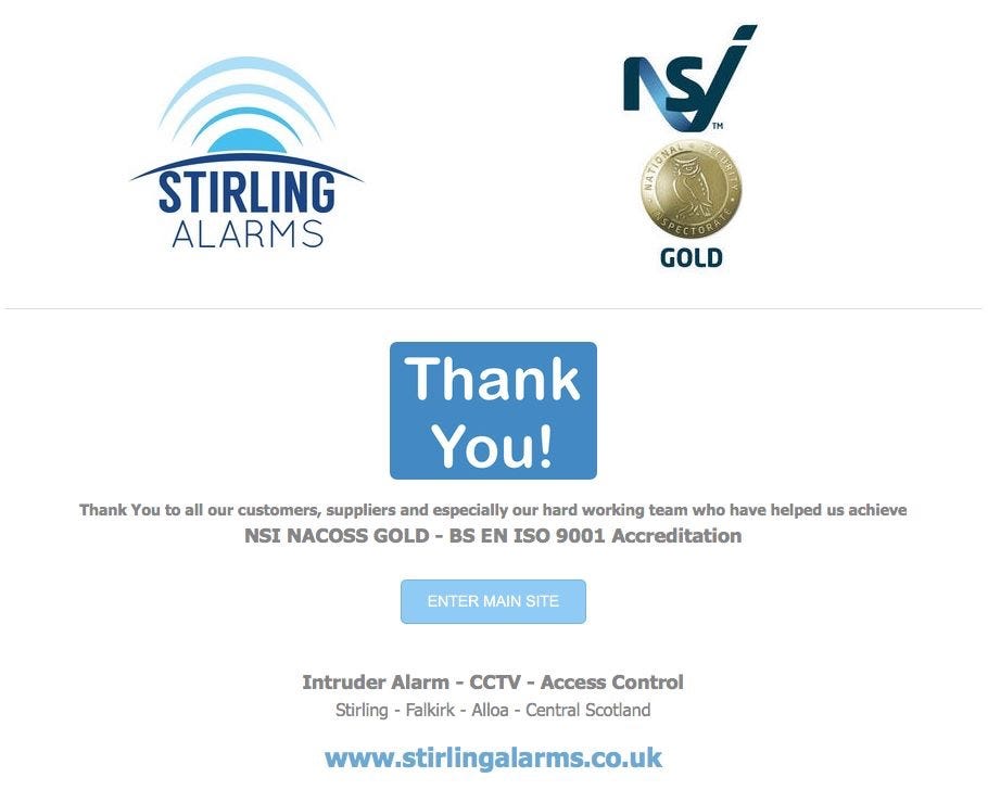 NSI NACOSS GOLD. Top level accreditation for Intruder… | by Scott ...