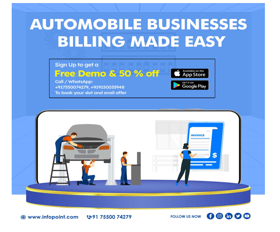Automobile businesses billing made easy | by infopoint | Medium