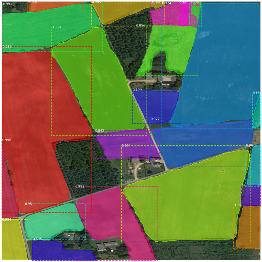 Extraction of agricultural fields boundaries using hi-res satellite ...