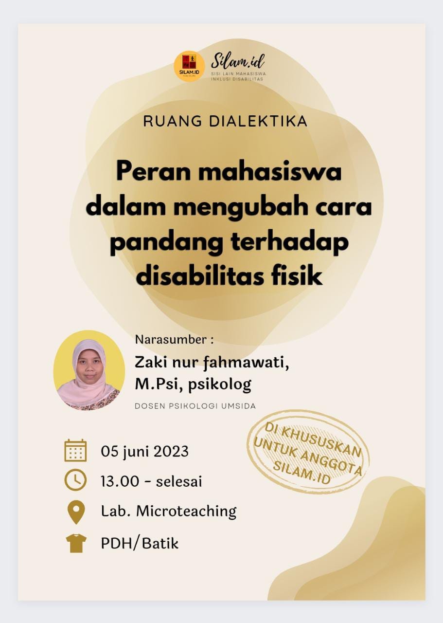 Dosen Psikologi Berikan Tips Ampuh Atasi Dis Mental Pada Disabilitas ...