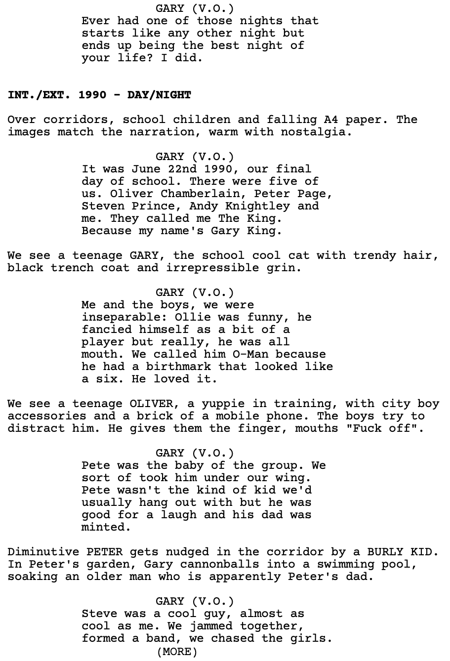 Page One: “The World’s End” (2013) - Go Into The Story