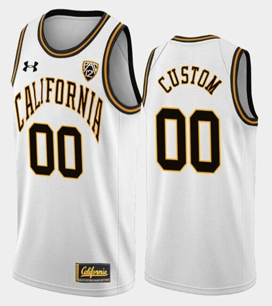 Custom Cal Bears Jersey Name and Number College Basketball Throwback ...
