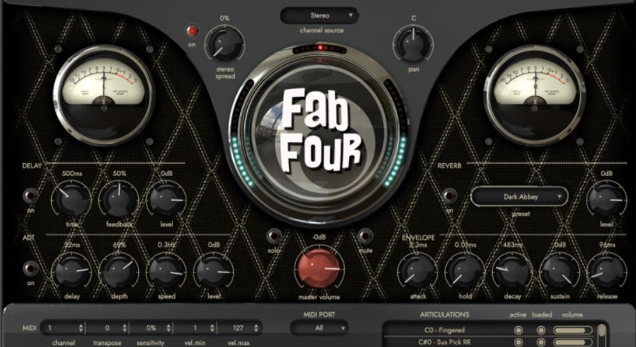 FAB FOUR es un instrumento virtual inspirado en los sonidos de los ...