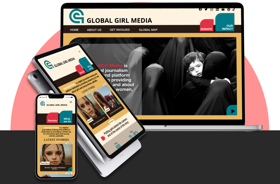 Global Girl Media Responsive Site | by Wilmie Steyn | Medium