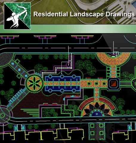 Autocad Landscape Blocks Design Luxury Paving Design – 【Download