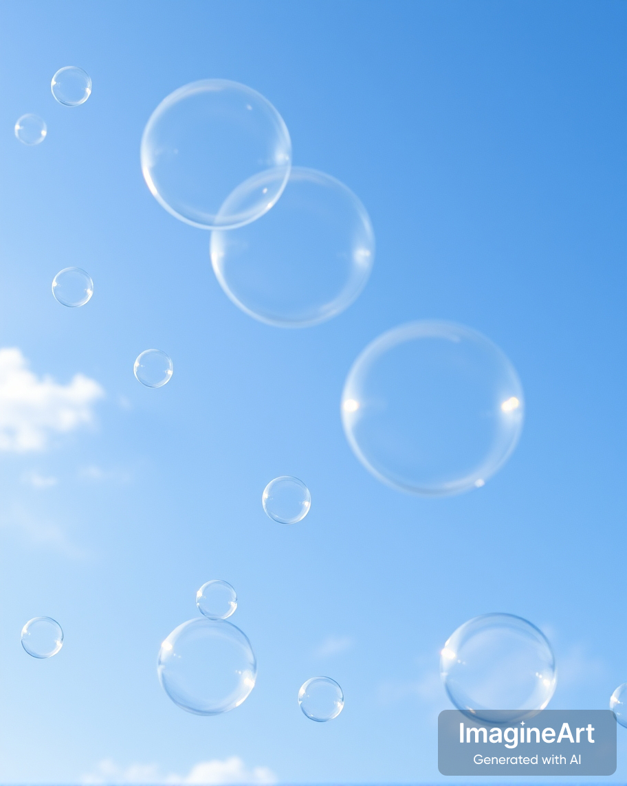 Bubbles in the sky. Bubbles... | by Cindy Lyn DeSouza | Medium