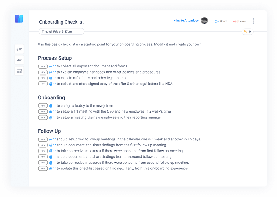 Onboarding Checklist Template - Guide for New Employee Orientation | by ...