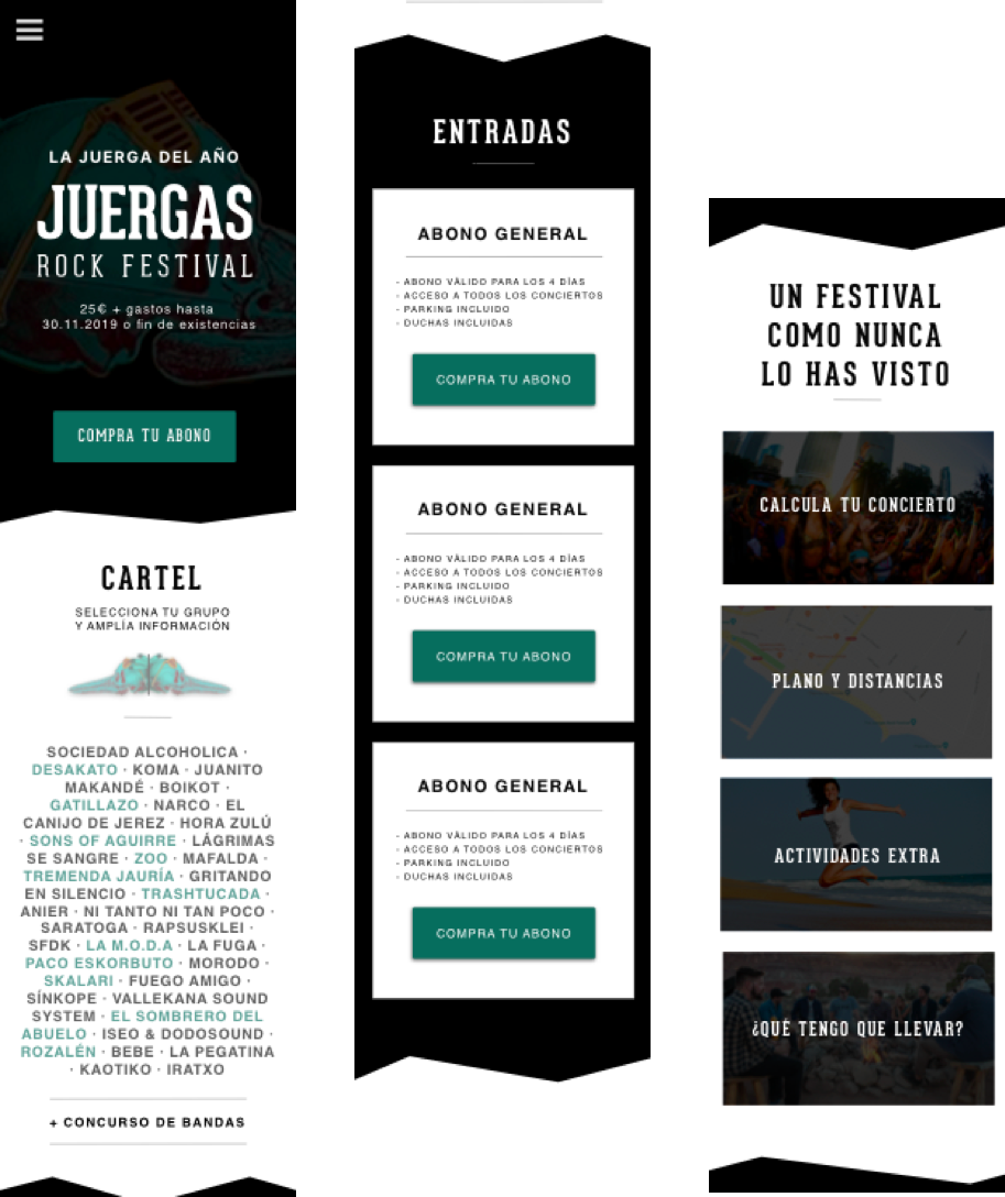 ¿Te gustan los festivales? Rediseñamos Juergas Rock Fest | by Andrea ...