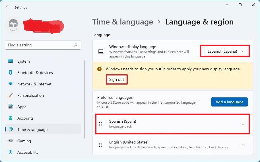 How to Display a New Language in Windows 11 - Madson Obzl - Medium
