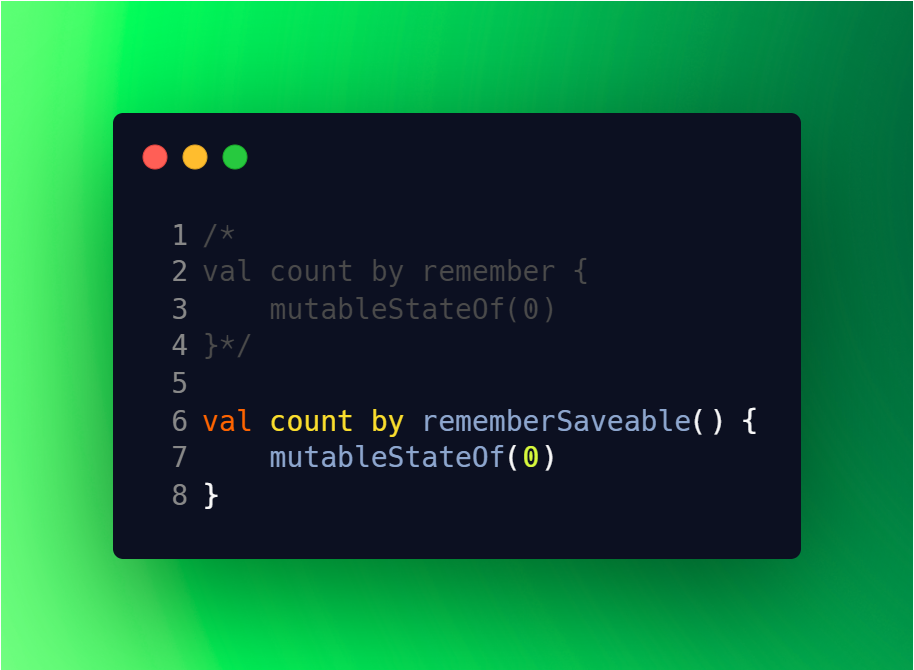 Explanation of the issue encountered during screen rotation ...