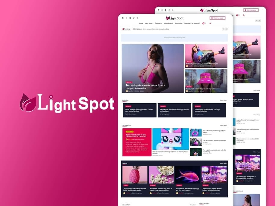 Blogger Templates Pink