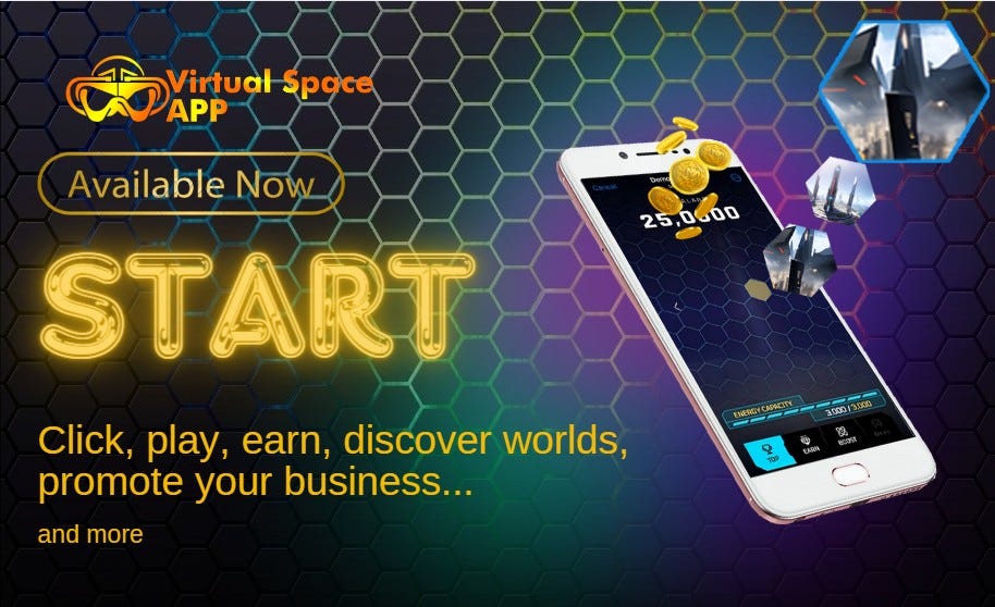 The start of the Virtual Space App | by NFT Moon Metaverse | NFT Moon ...