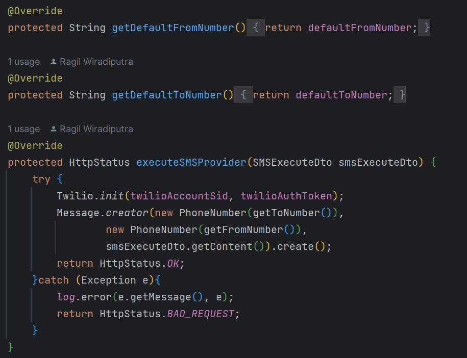 Send Sms Using Twilio Sdk And Spring Boot By Ragil Wiradiputra Medium